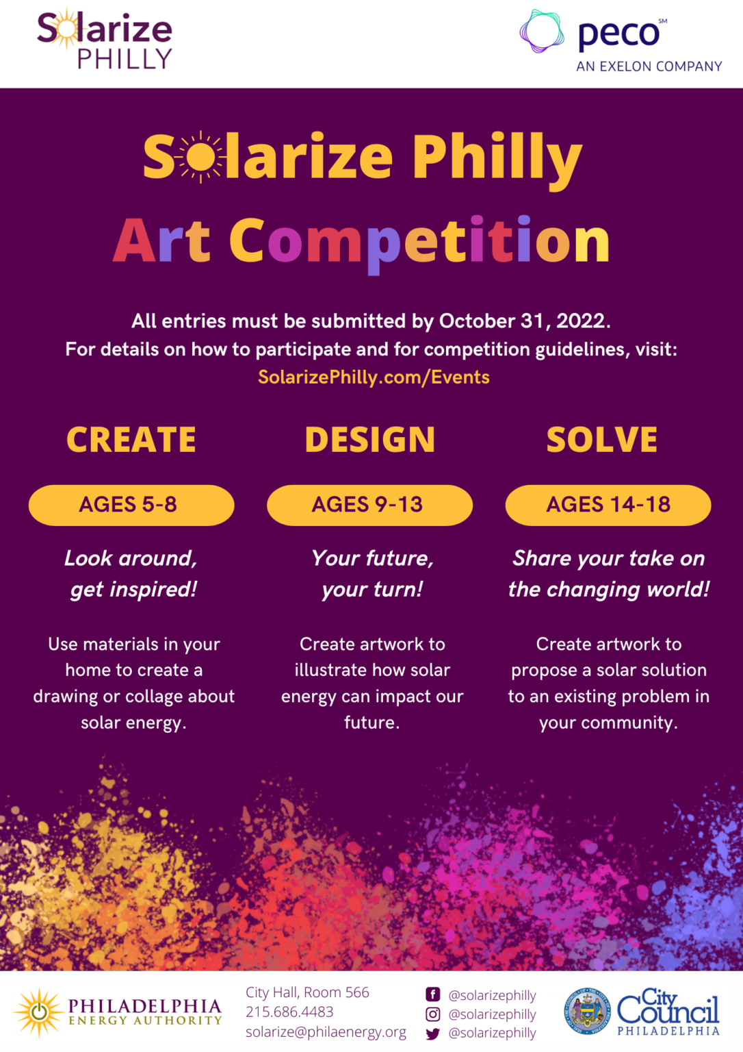 Solarize Philly Youth Art Competition - Philadelphia Energy Authority