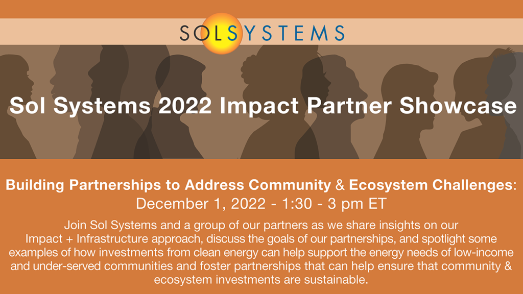 Sol Systems 2022 Impact Partner Showcase - Philadelphia Energy Authority