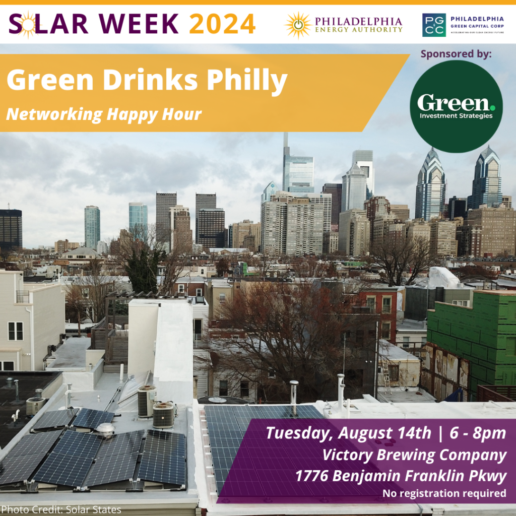 Green Drinks Philly: Networking Happy Hour - Philadelphia Energy Authority